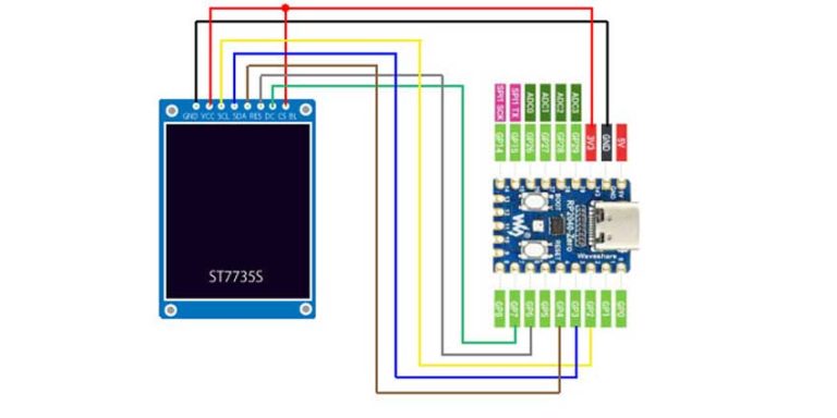 RP2040-ZeroでST7735液晶に文字・図形・BMP画像を表示 | 電子工作 プログラム